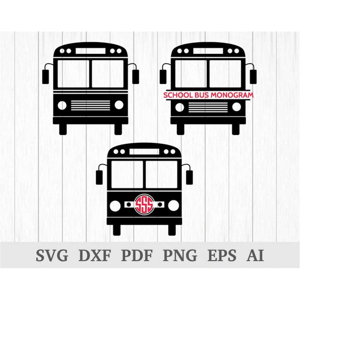 School Bus SVG, School Bus Clipart, Back to School SVG, Scho - Inspire ...