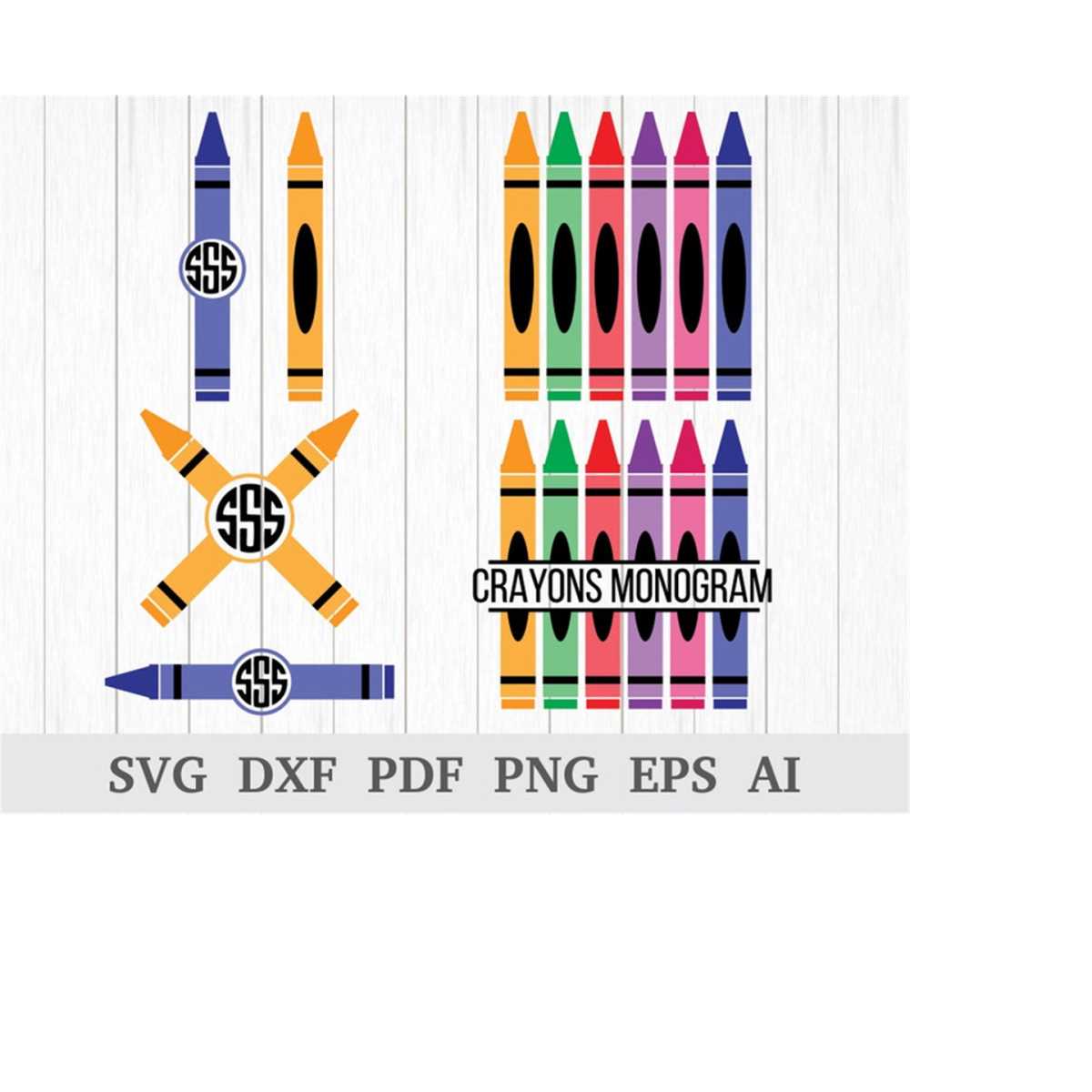 Crayons SVG, Crayon SVG, School svg, Teacher SVG, Colors svg | Inspire ...