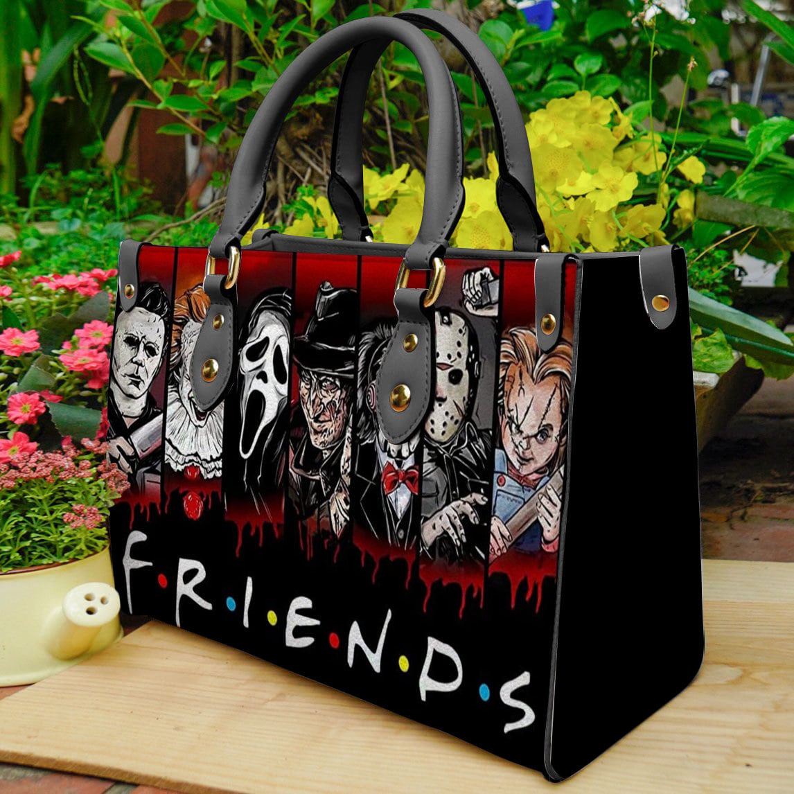 Halloween Leather handBag,Horror Leather Bag,Horror movie ba - Inspire ...