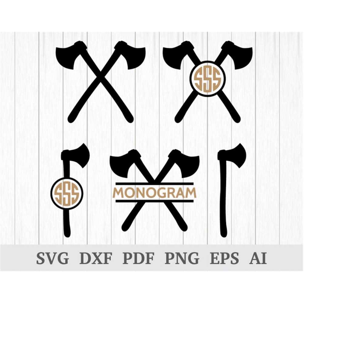 Axe SVG, Axe Monogram SVG, Axe Clipart, Axe Vector, Hatchet - Inspire ...