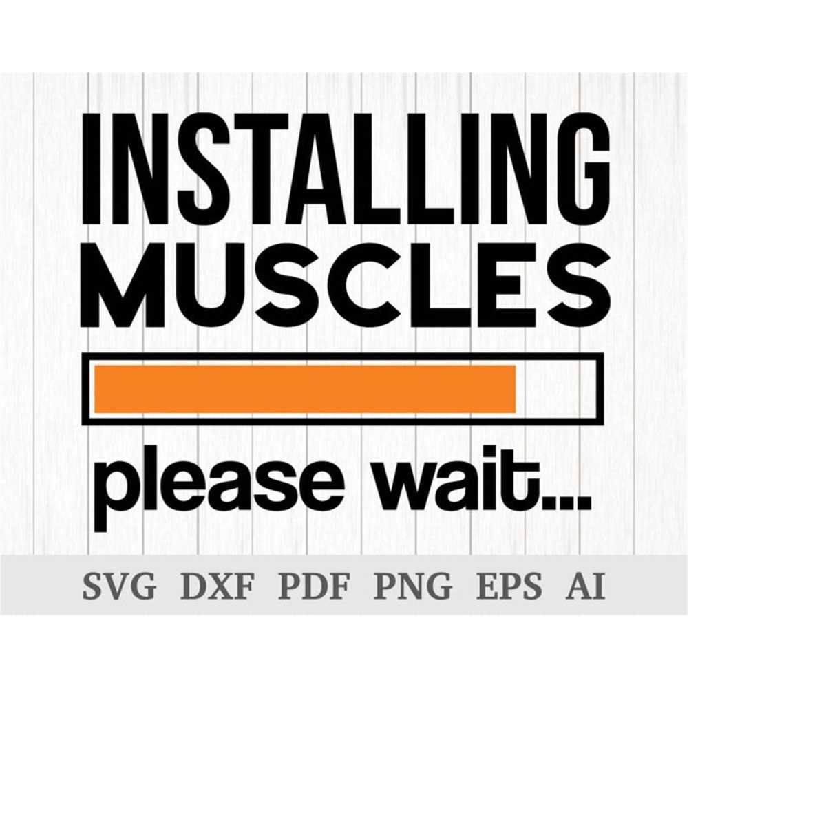 Installing Muscles SVG, Fitness SVG, Gym/Workout svg, svg cu - Inspire ...