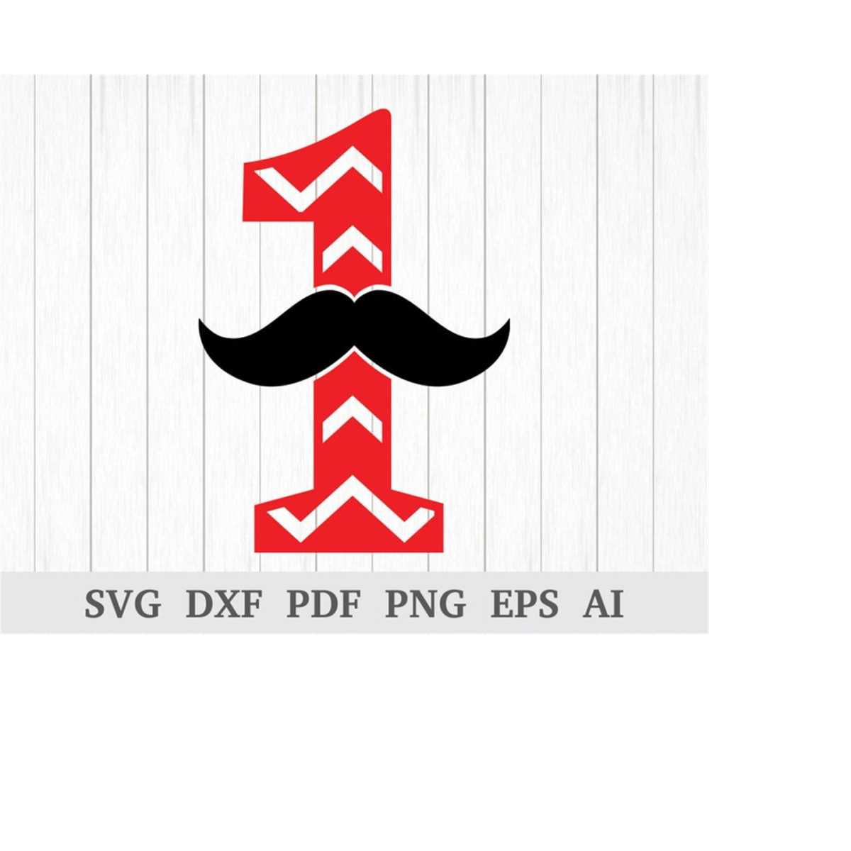 First birthday SVG, moustache one SVG, mustache birthday svg - Inspire ...