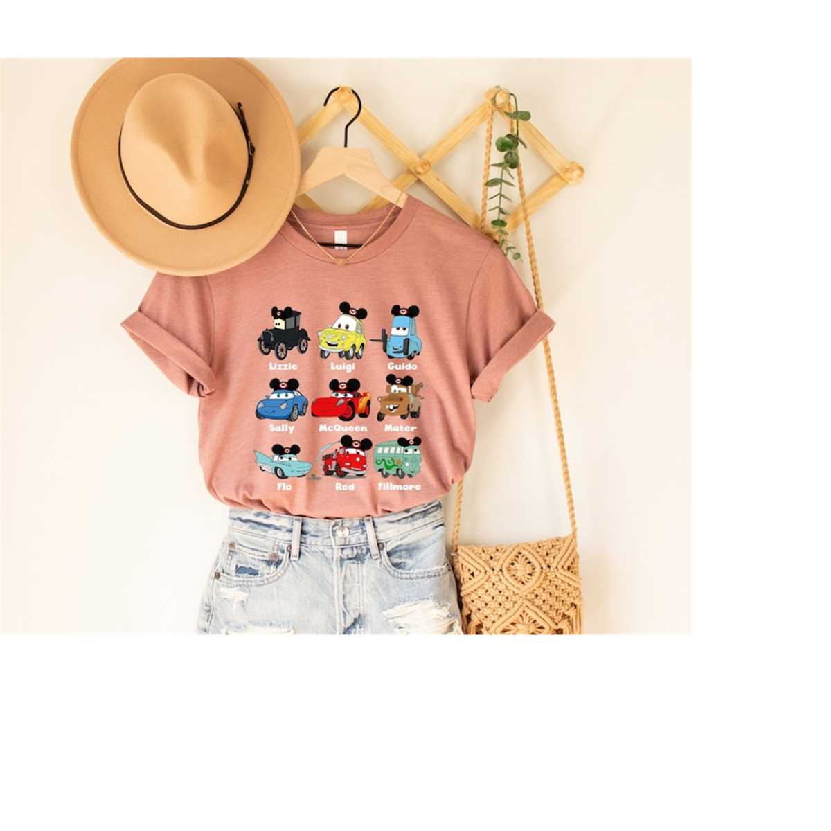 Disney Car Pixar Tshirt, Disney Cars Shirt, Retro Vintage Li | Inspire ...