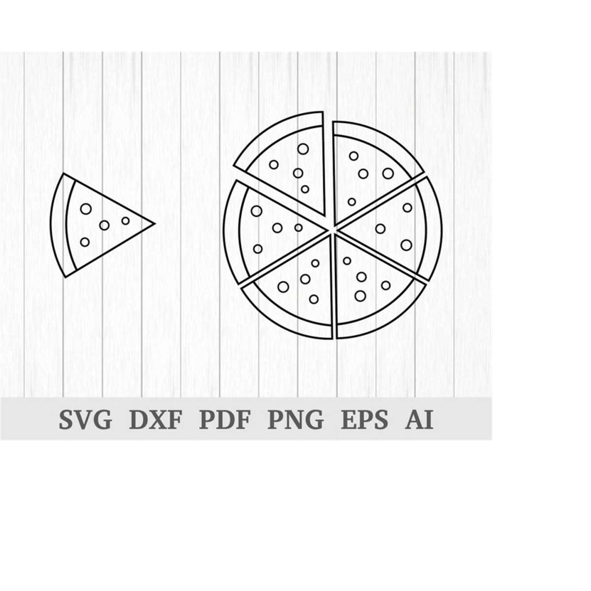 Pizza SVG, Pizza Slice SVG, Food SVG, pizza vector, pizza sl - Inspire ...