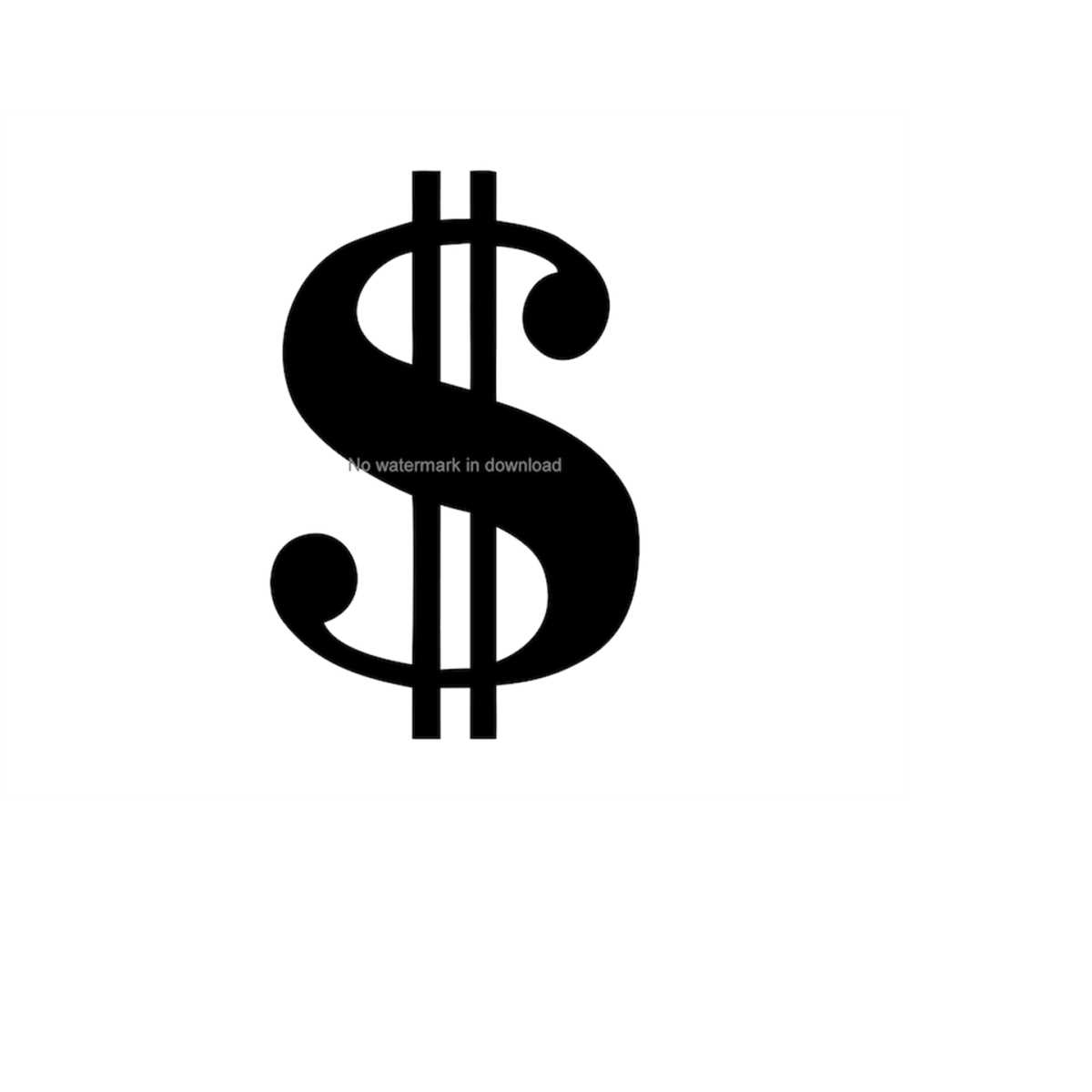 Dollar Sign Svg Digital Download, Dollar Sign Digital Cut Fi - Inspire ...