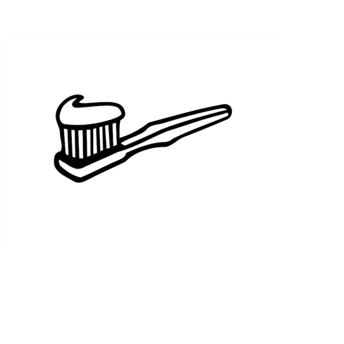 Tooth Brush Svg Toothbrush Dental Care Svg Silhouette Cuttin | Inspire ...