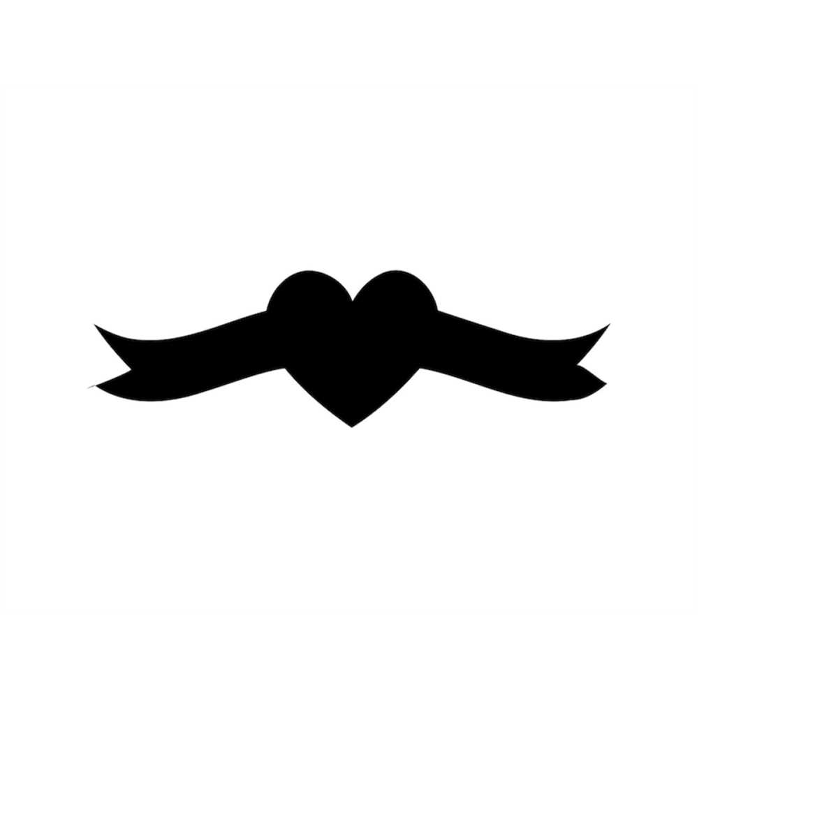 Heart Ribbon Svg Heart Logo Svg Silhouette Cutting File Hear - Inspire ...