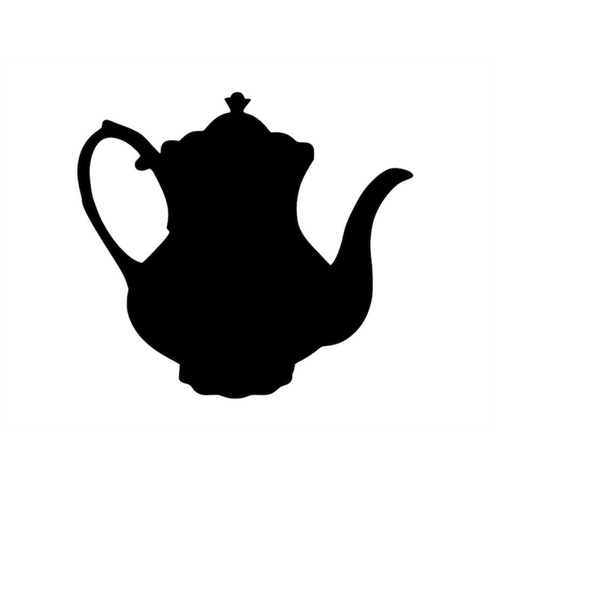 Teapot Svg File Tea Silhouette Svg Cutting File Vector Png D - Inspire ...