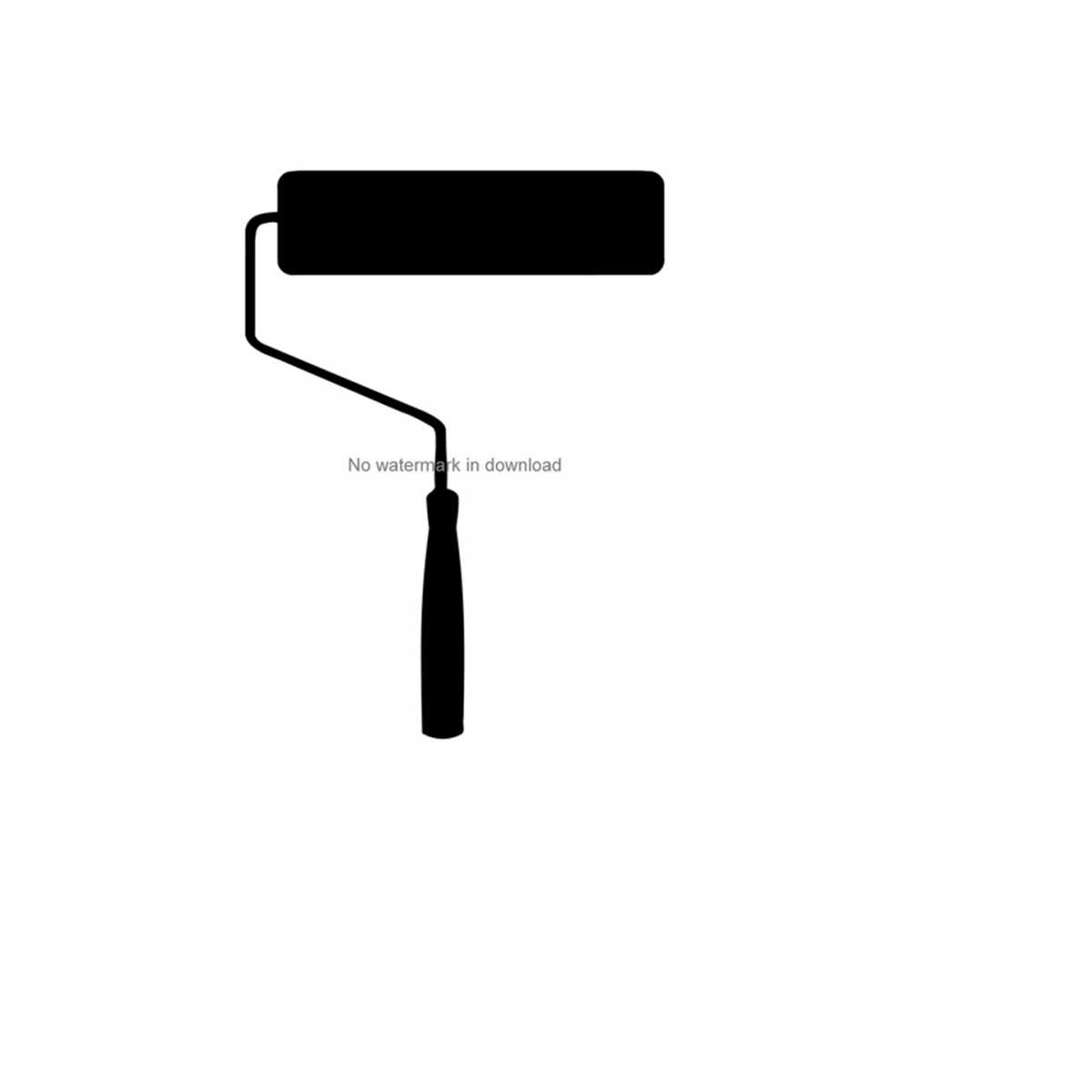 Paint Roller Svg Files, Paint Roller Dxf, Paint Roller Silho - Inspire ...