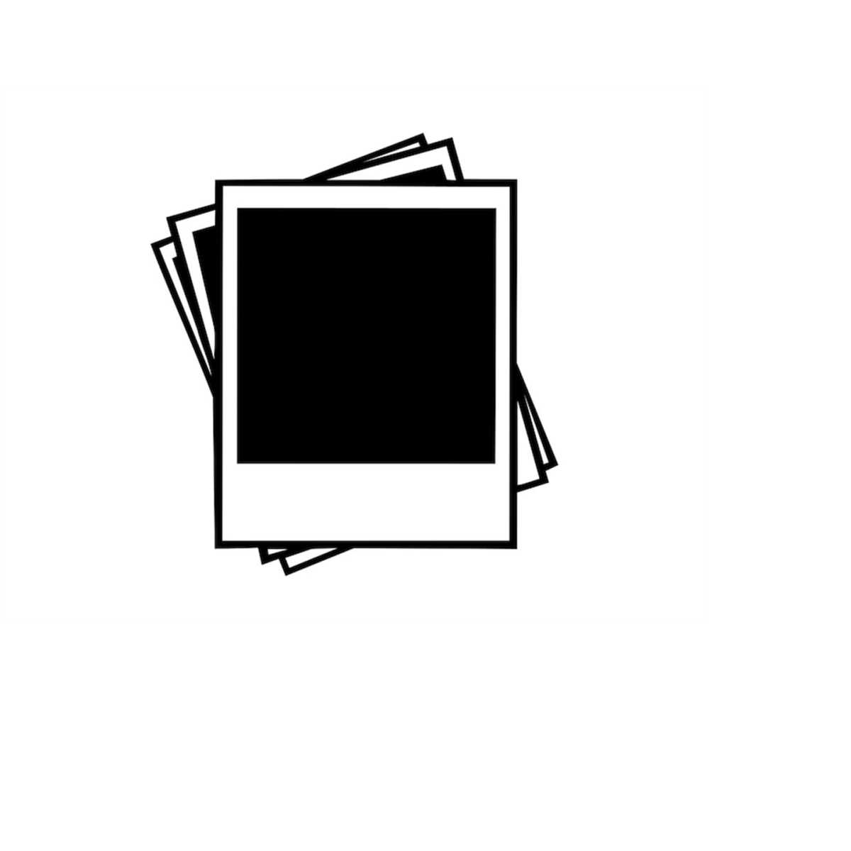 Picture Blank Svg Photo Blank Svg Silhouette Photo Cutting F - Inspire ...