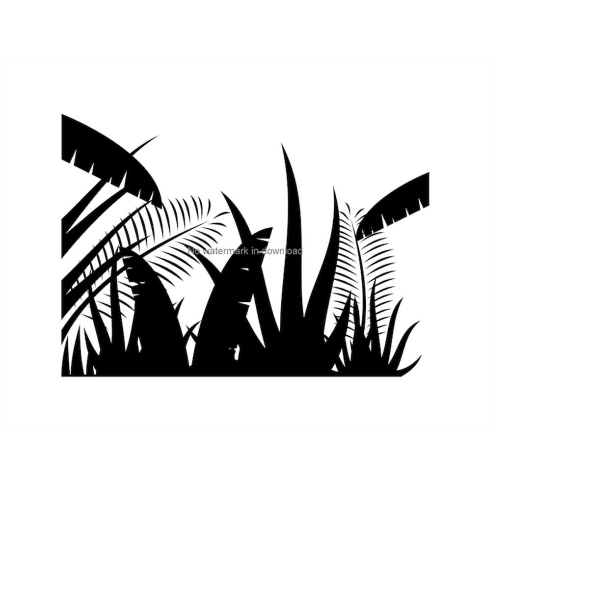 Jungle Svg Cutting File, Jungle Digital Download,Jungle Lase - Inspire ...
