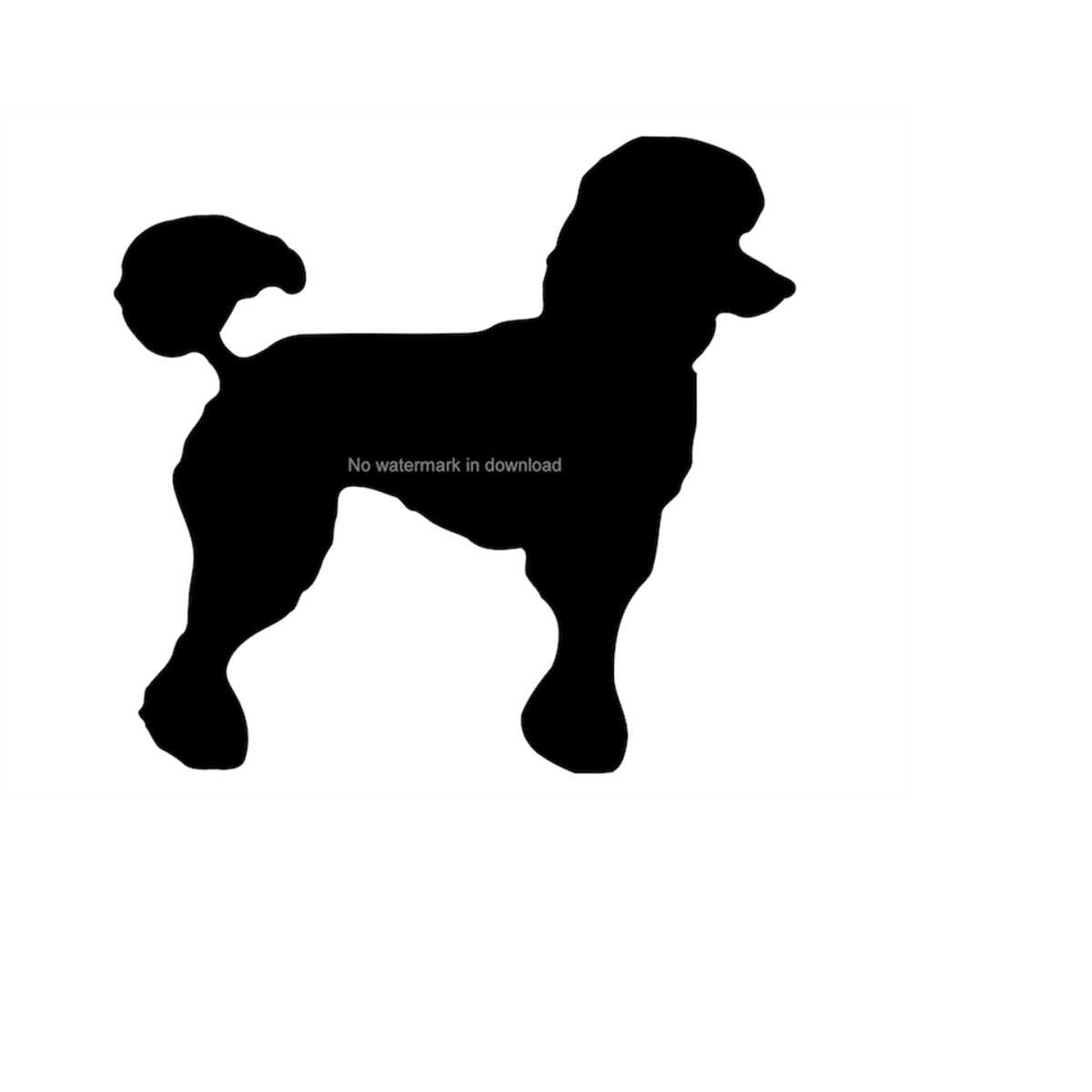 Poodle Dxf Clipart, Poodle Vinyl Cut File, Poodle Dxf Files, - Inspire ...