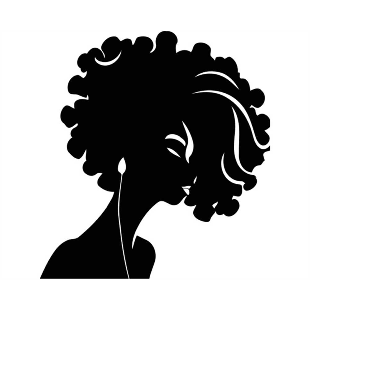 Pretty Woman Svg Dxf Png Pdf Clip Art Lady With An Earphone - Inspire ...