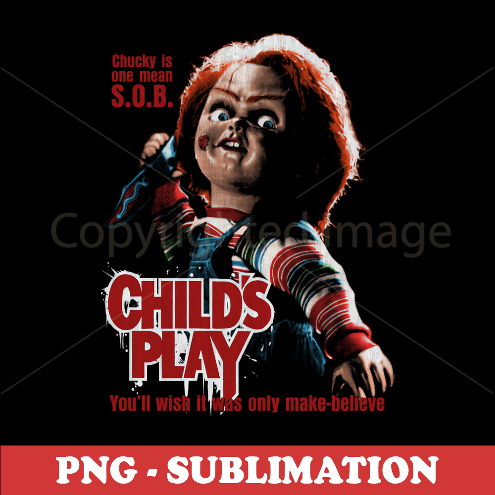 Chucky PNG Digital Download - Terrifying Childs Play Horror - Inspire ...