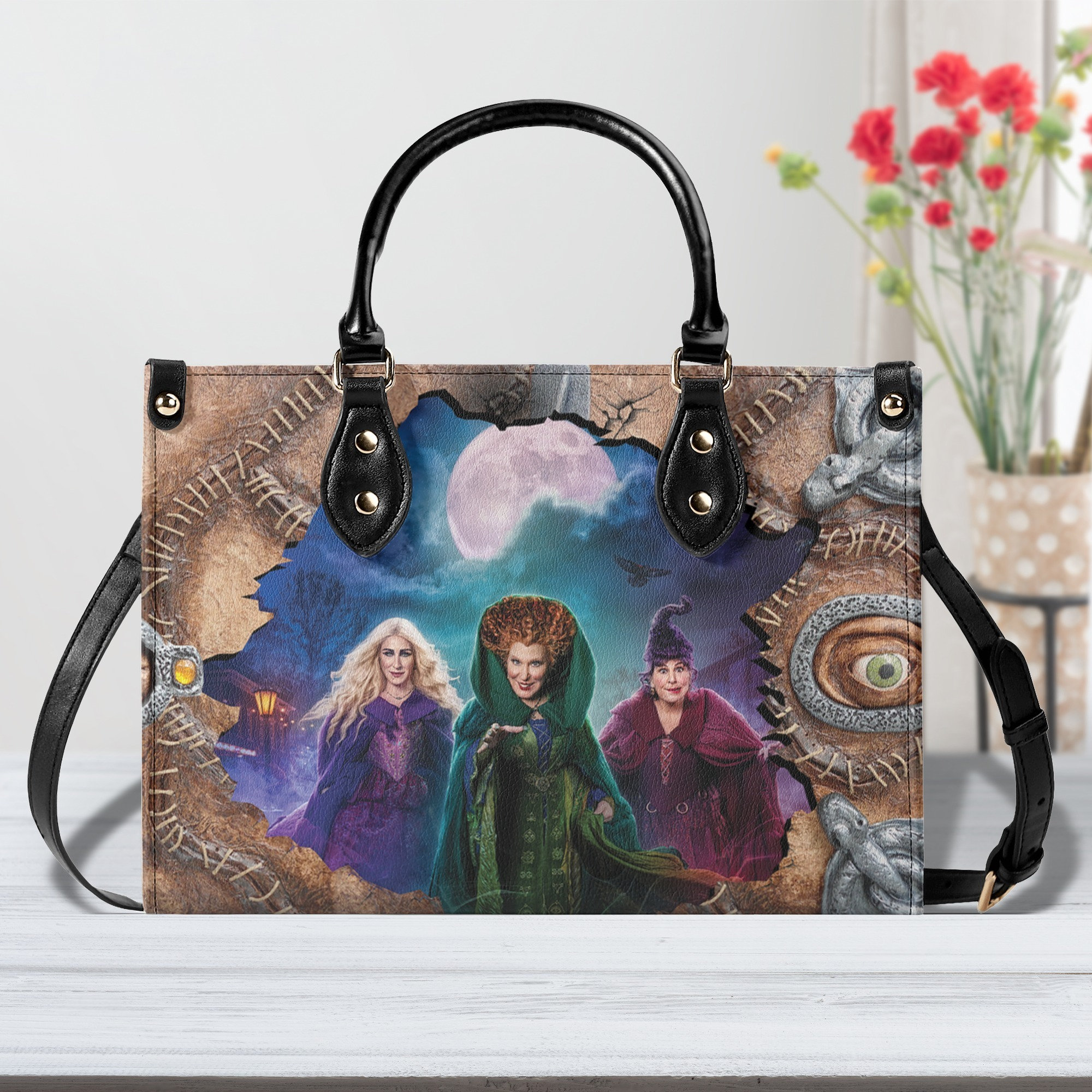 Hocus Pocus Leather Bags,Hocus Pocus Lovers Handbag,Hocus Po | Inspire ...