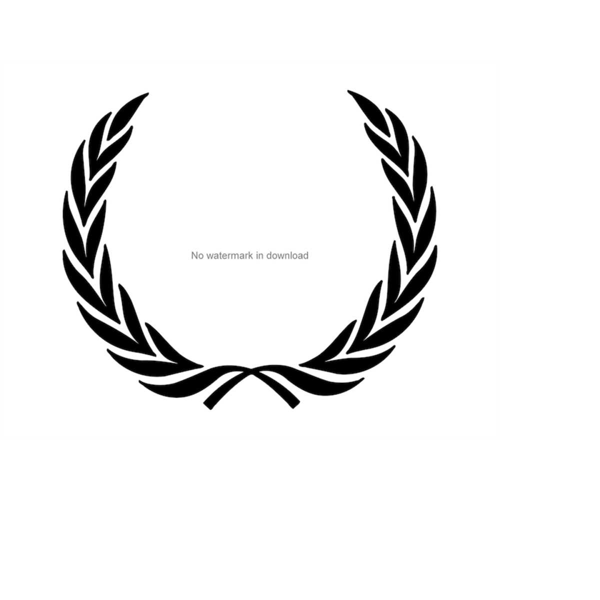 Laurel Wreath Svg Clipart, Laurel Wreath Svg Dxf Png, Laurel - Inspire ...