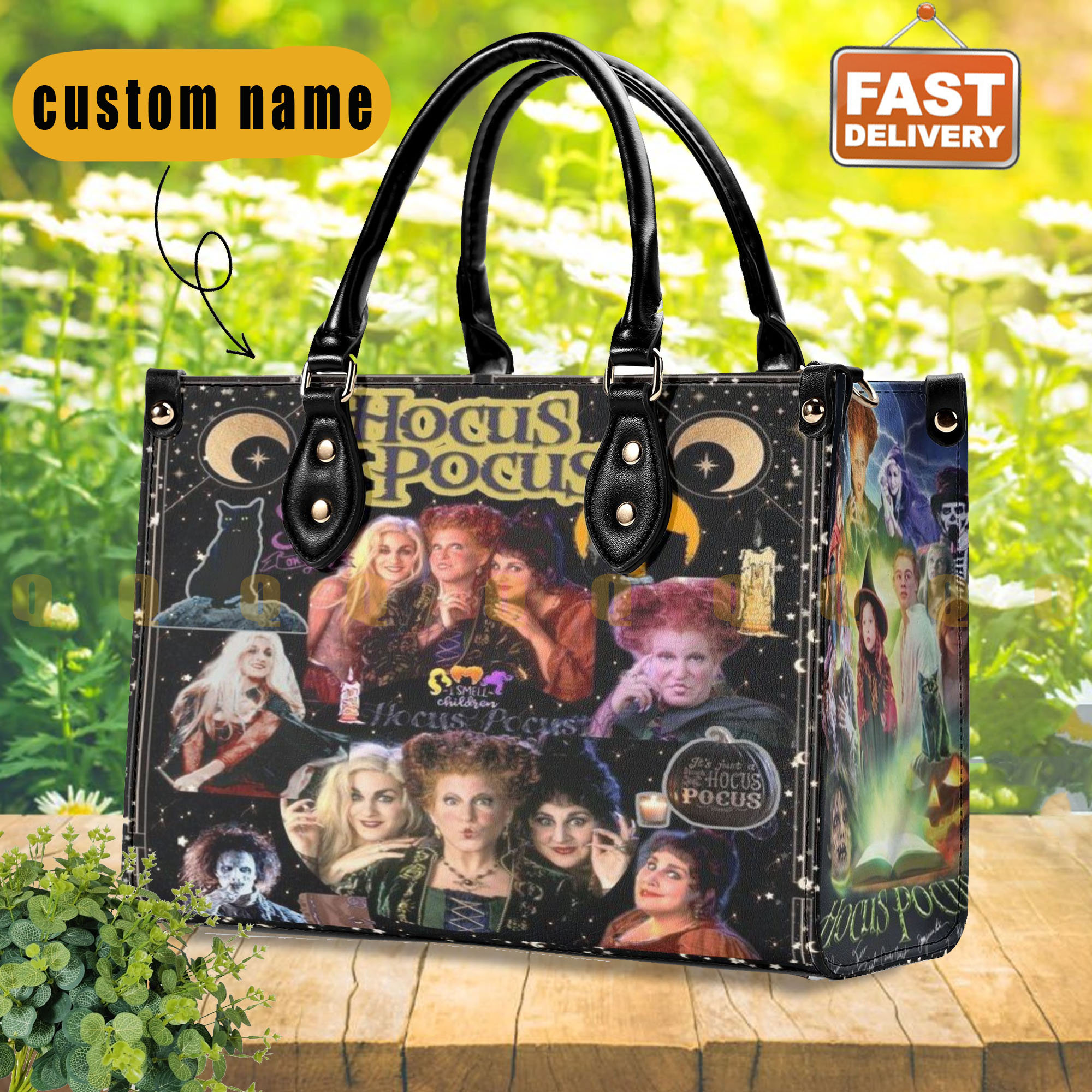 Hocus Pocus Leather Bags,Hocus Pocus Lovers Handbag,Hocus Po - Inspire ...