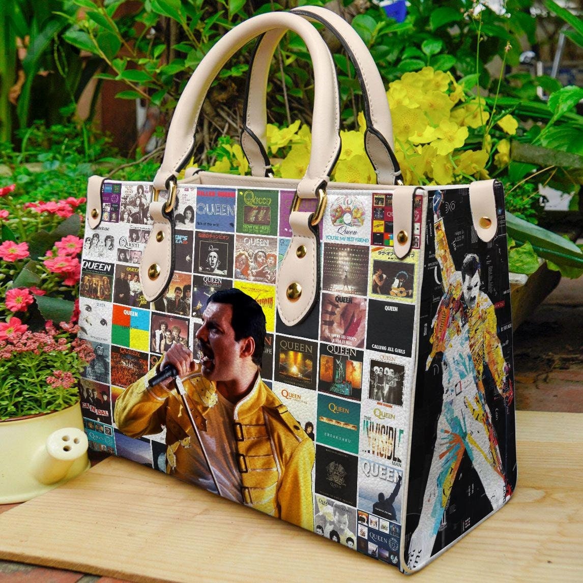 Freddie Mercury Leather Handbag, Music Singer Women Bag, Per | Inspire ...