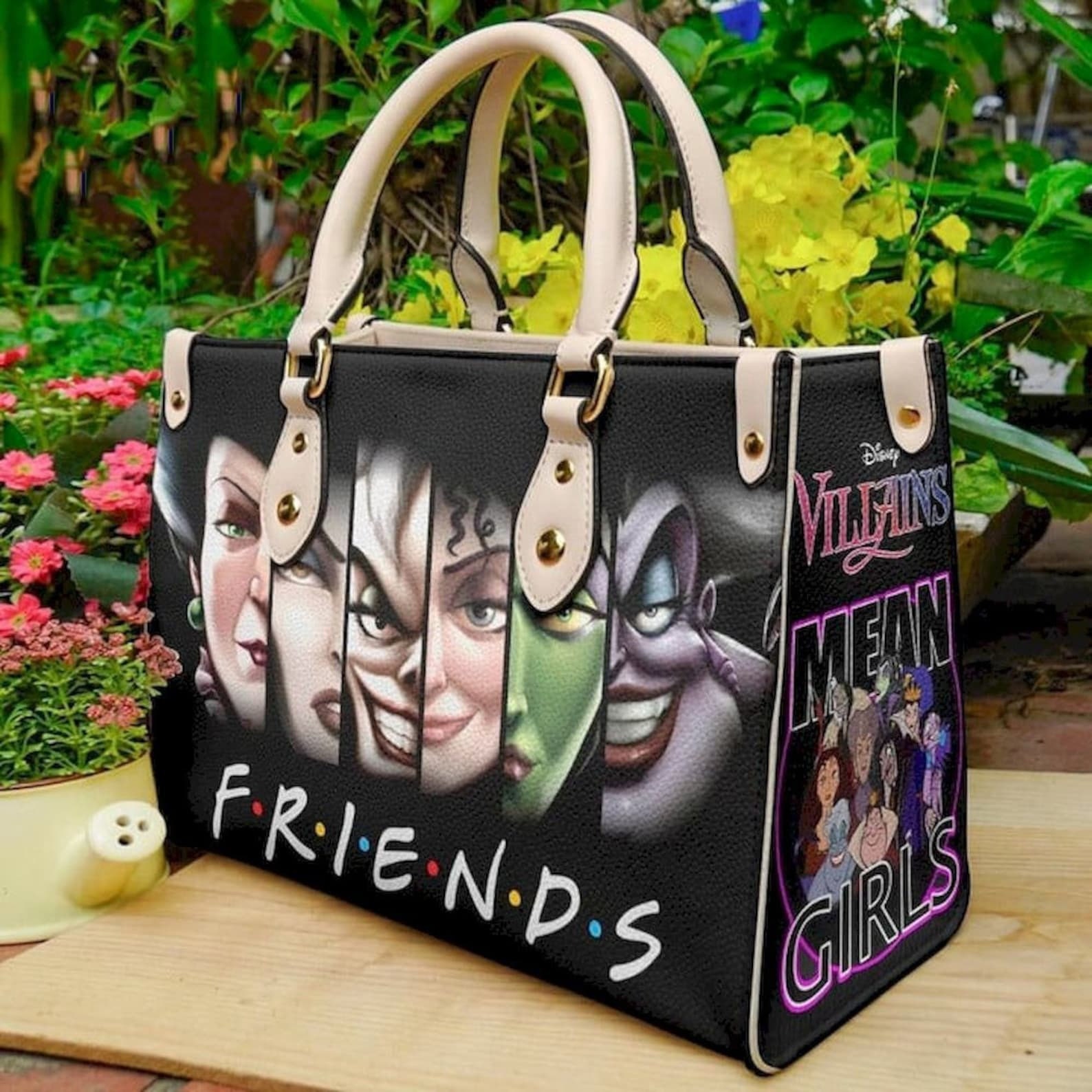 Vintage Villains Evil Tour Leather Handbag, Villains Evil Ur - Inspire ...
