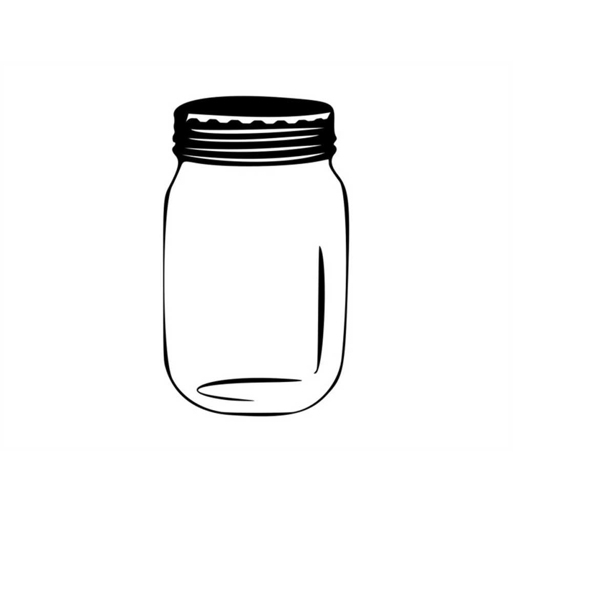 Mason Jar Svg Canning Silhouette Cutting File Clipart Svg Dx - Inspire ...