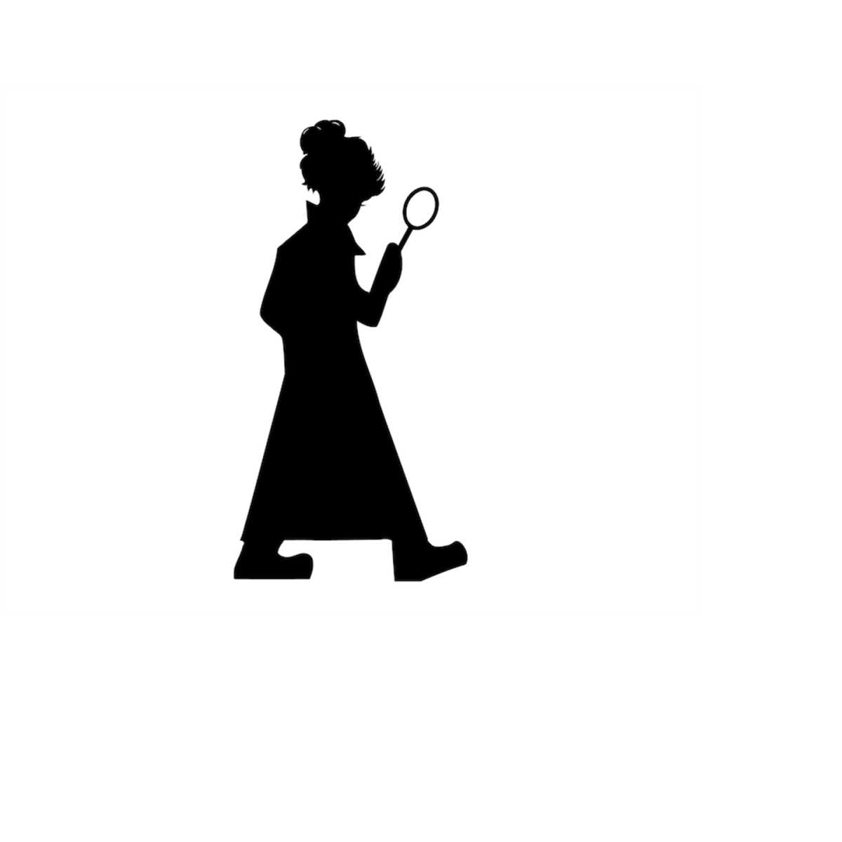 Lady Detective Png Svg Dxf Jpg Clipartand Cutting Image - Inspire Uplift