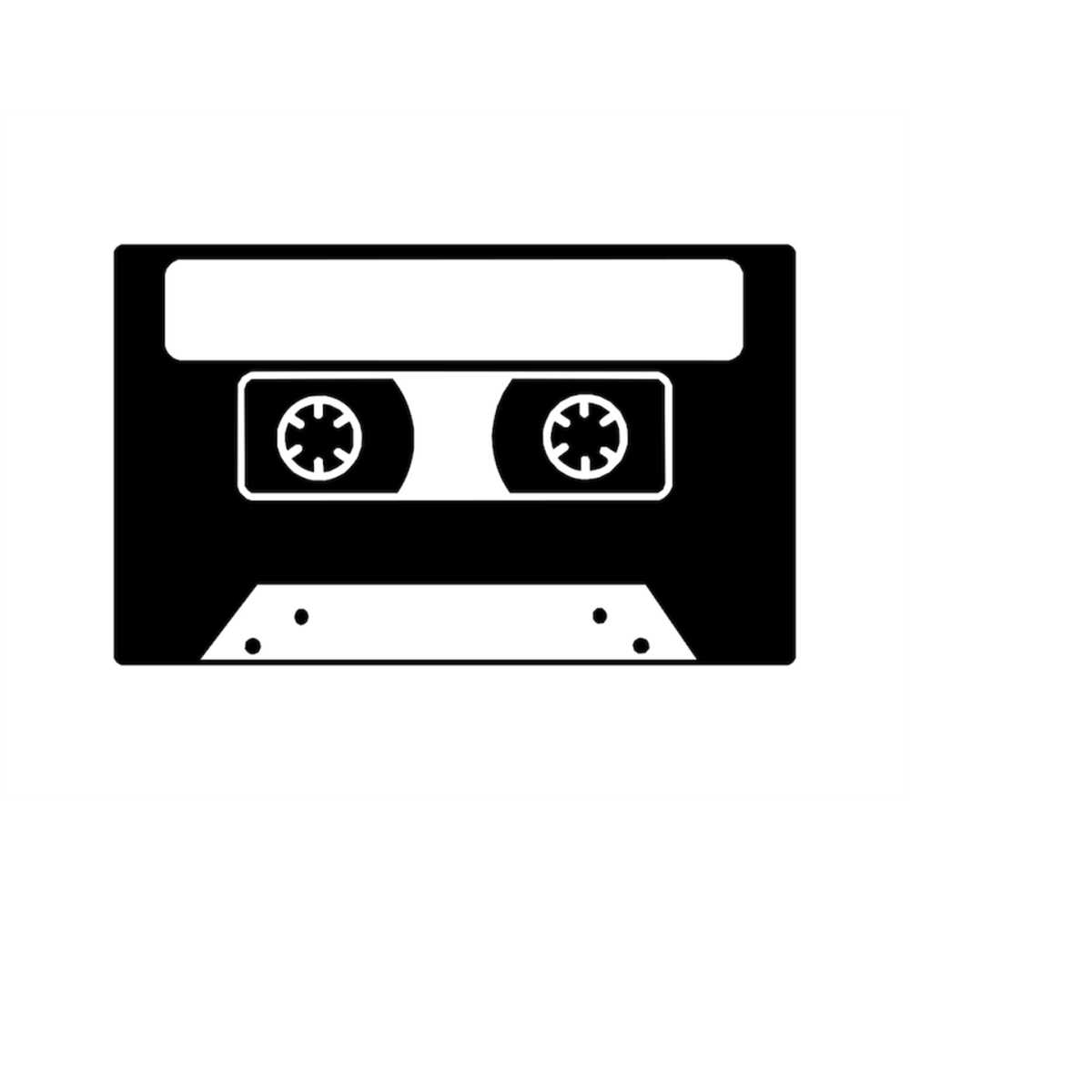 Cassette Svg Cassette Tape Svg Silhouette Music Svg Cutting - Inspire ...