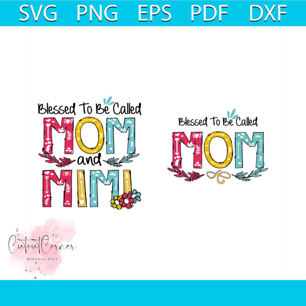 Blessed to be called Mom Svg, Mom Svg, Mother's Day svg, Mim | Inspire ...