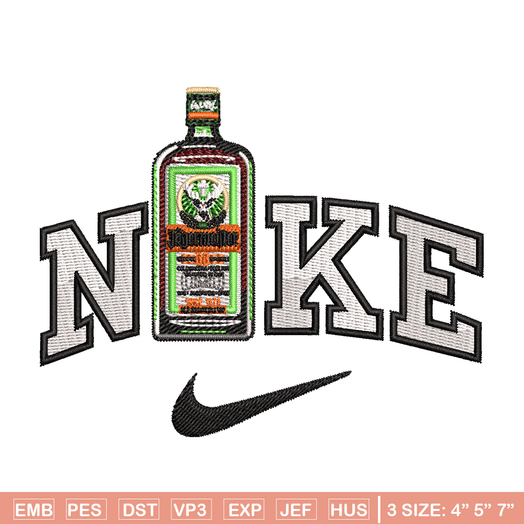 Bottle x nike logo embroidery design, Nike embroidery, Embro | Inspire ...