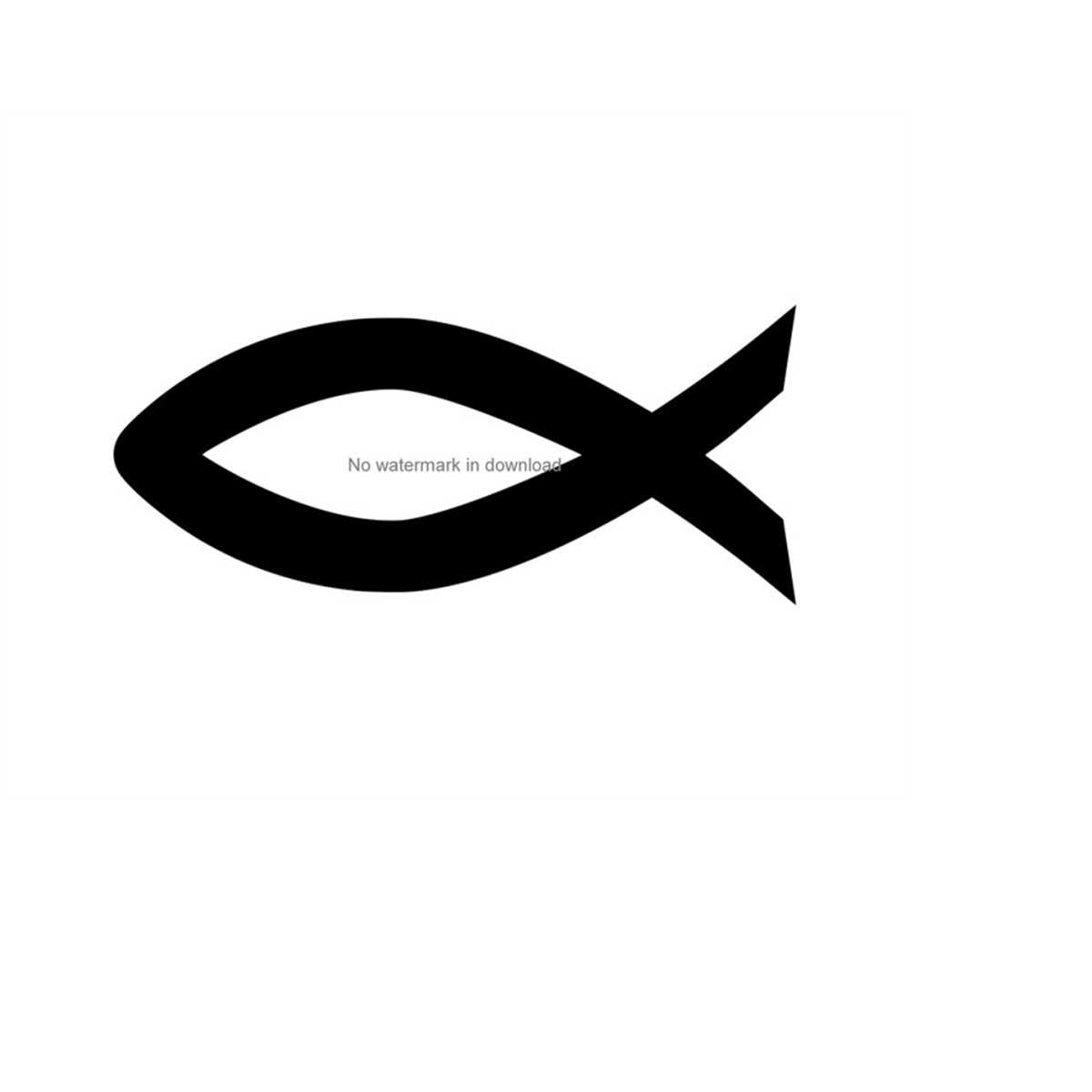 Jesus Fish Svg Cutting Image, Christian Fish Vinyl Cut File, - Inspire ...