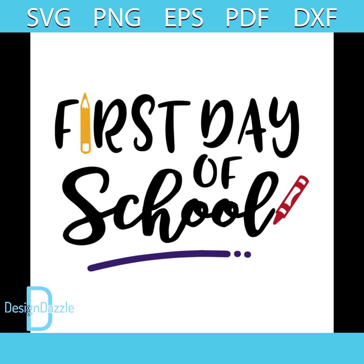 First Day Of School Svg | Inspire Uplift