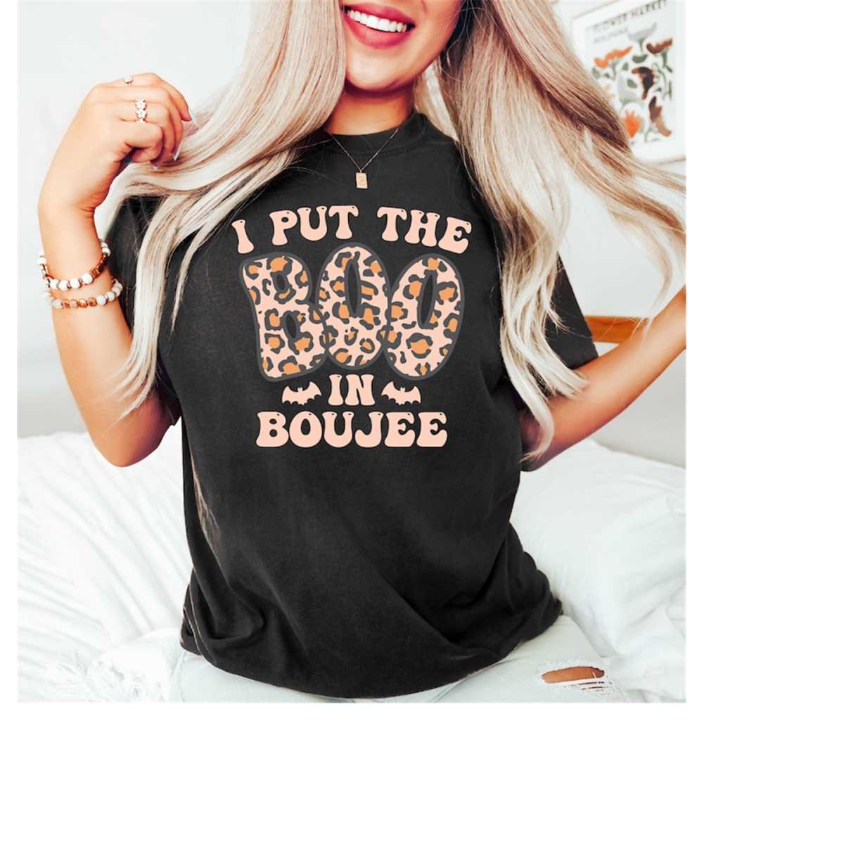 I Put the Boo In the Boujee Shirt, Halloween Boo Shirt, Retr | Inspire ...