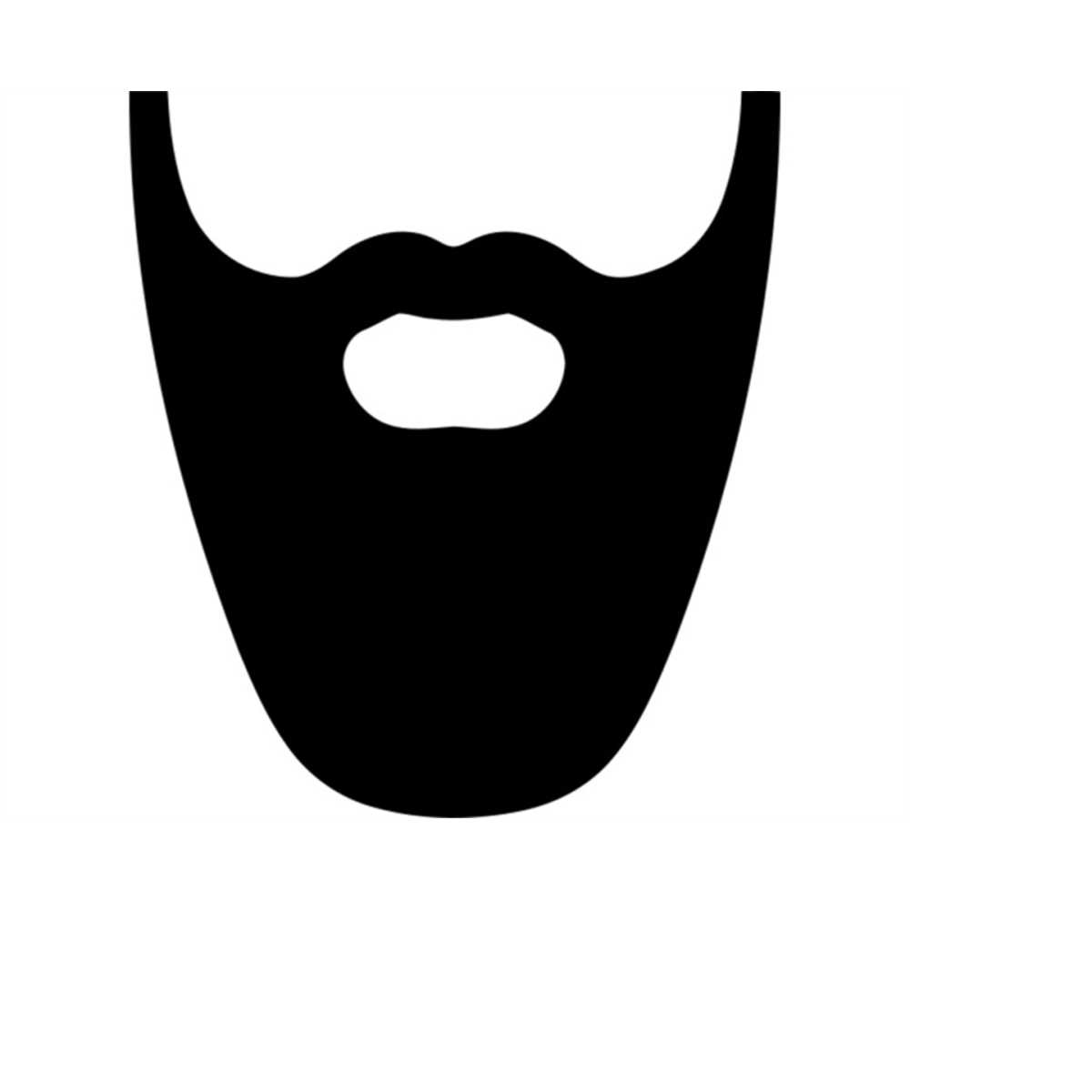 Beard Svg Pdf Image File Engraving Svg Beard Picture Clipart - Inspire ...