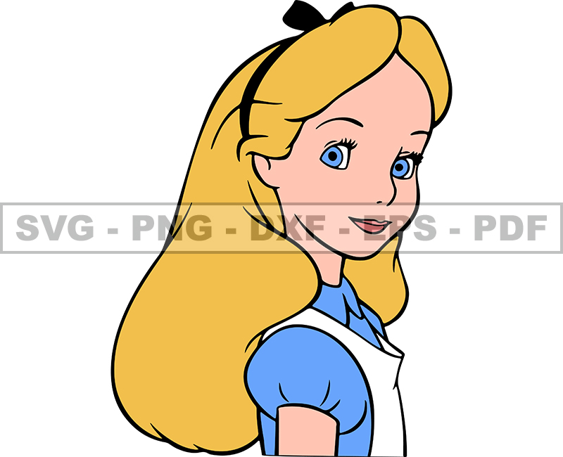 Alice in Wonderland Svg, Alice Svg, Cartoon Customs SVG, EPS | Inspire ...