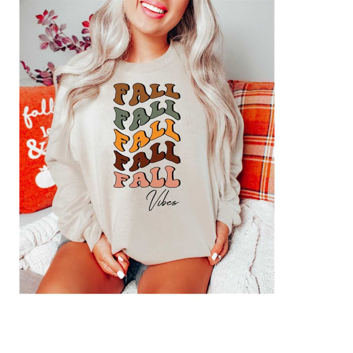 Fall Vibes Sweatshirt, Retro Fall Sweater, Tis the Season Fa | Inspire ...