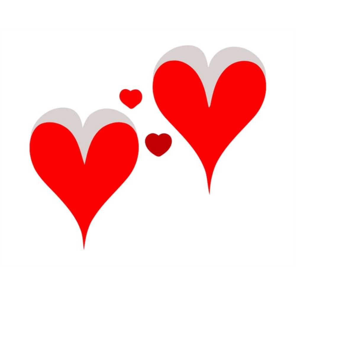 Shadow Hearts Clipart Svg, Shadow Hearts Svg Dxf Png, Shadow - Inspire ...