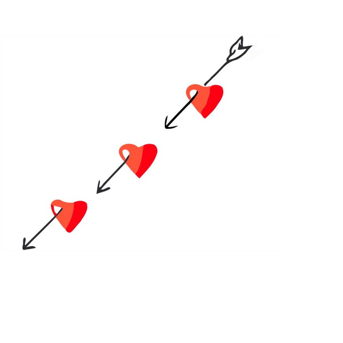 Valentine Arrows Png Printable Image, Valentine Arrows Webp - Inspire ...