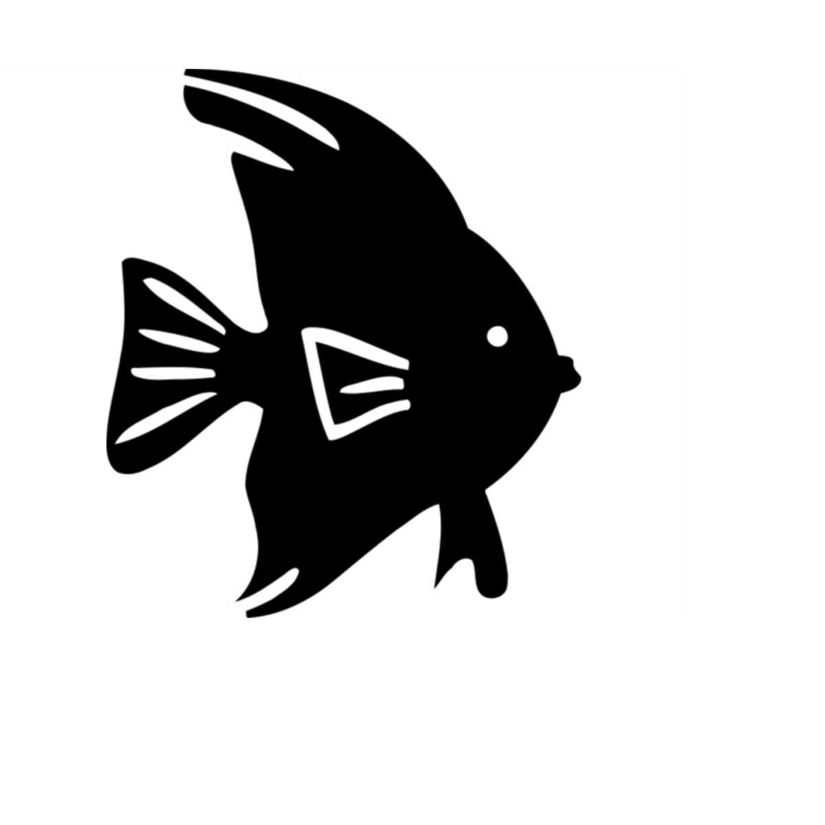 Angelfish Vector Clipart Svg Png Dxf Pdf Webp Angelfish Clip | Inspire ...