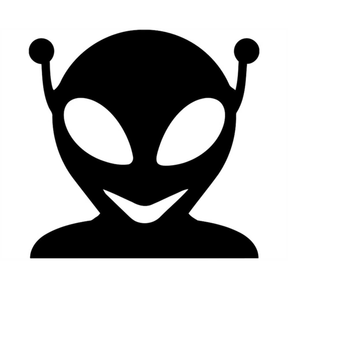 Alien Vector Dxf File Instant Download Alien Clip Art Image | Inspire ...