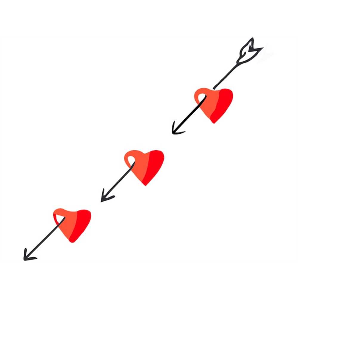 Valentine Arrows Png Printable Image, Valentine Arrows Webp - Inspire ...