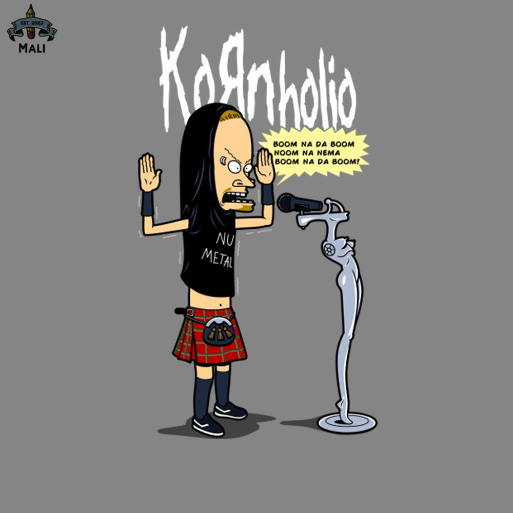 Kornholio Funny 90s Cartoon Nu Metal Band PNG | Inspire Uplift