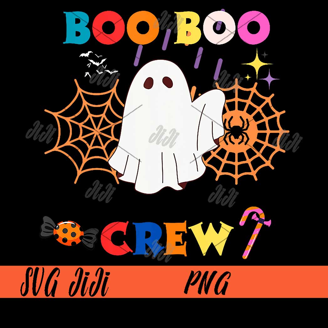 Boo Crew PNG, Cute Ghost Halloween PNG, Halloween Boo Boo Cr | Inspire ...