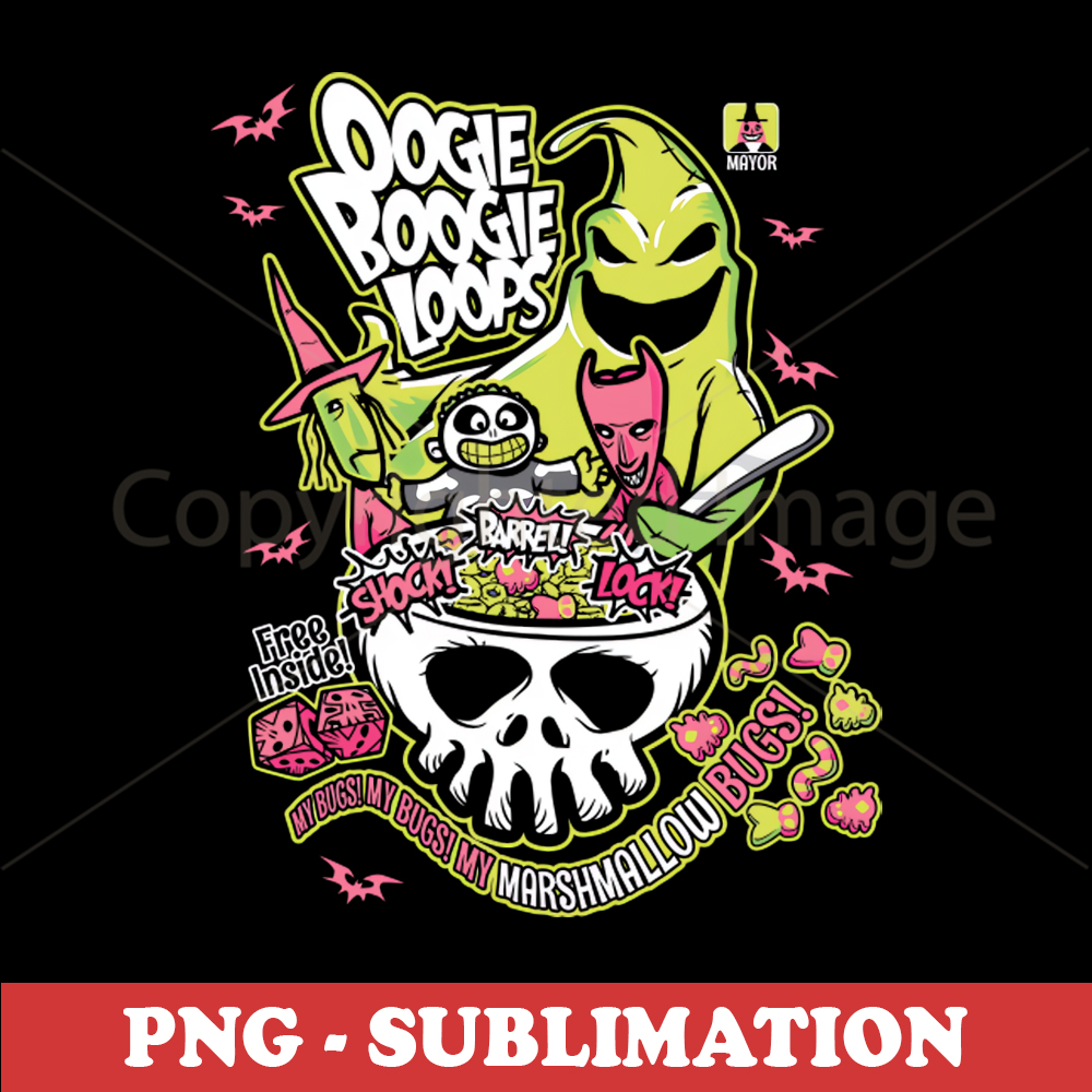 Creepy Crawly Oogie Boogie Loops - Spooky PNG Digital Downlo | Inspire ...