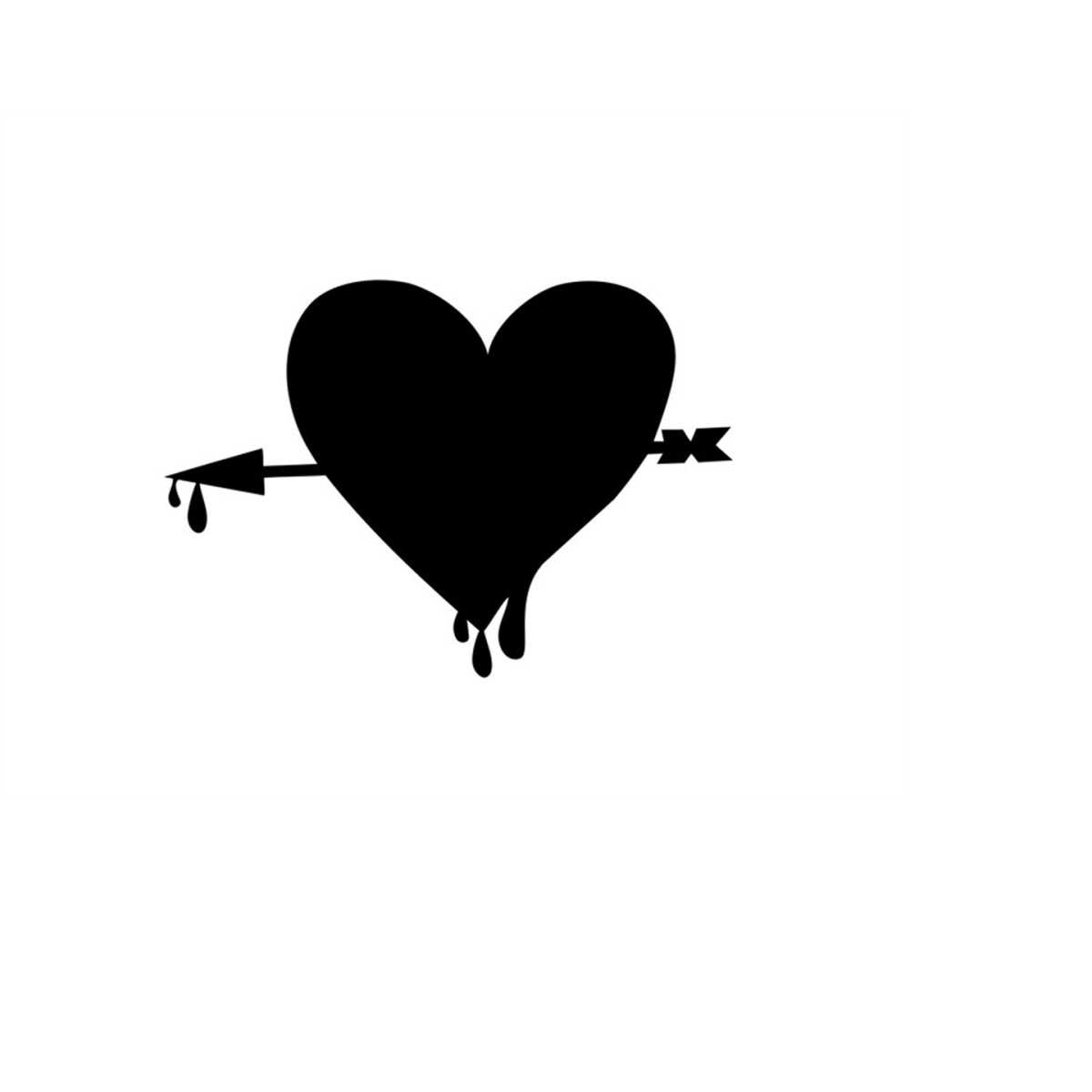 Bleeding Heart Clipart Image, Bleeding Heart Laser Svg, Blee - Inspire ...
