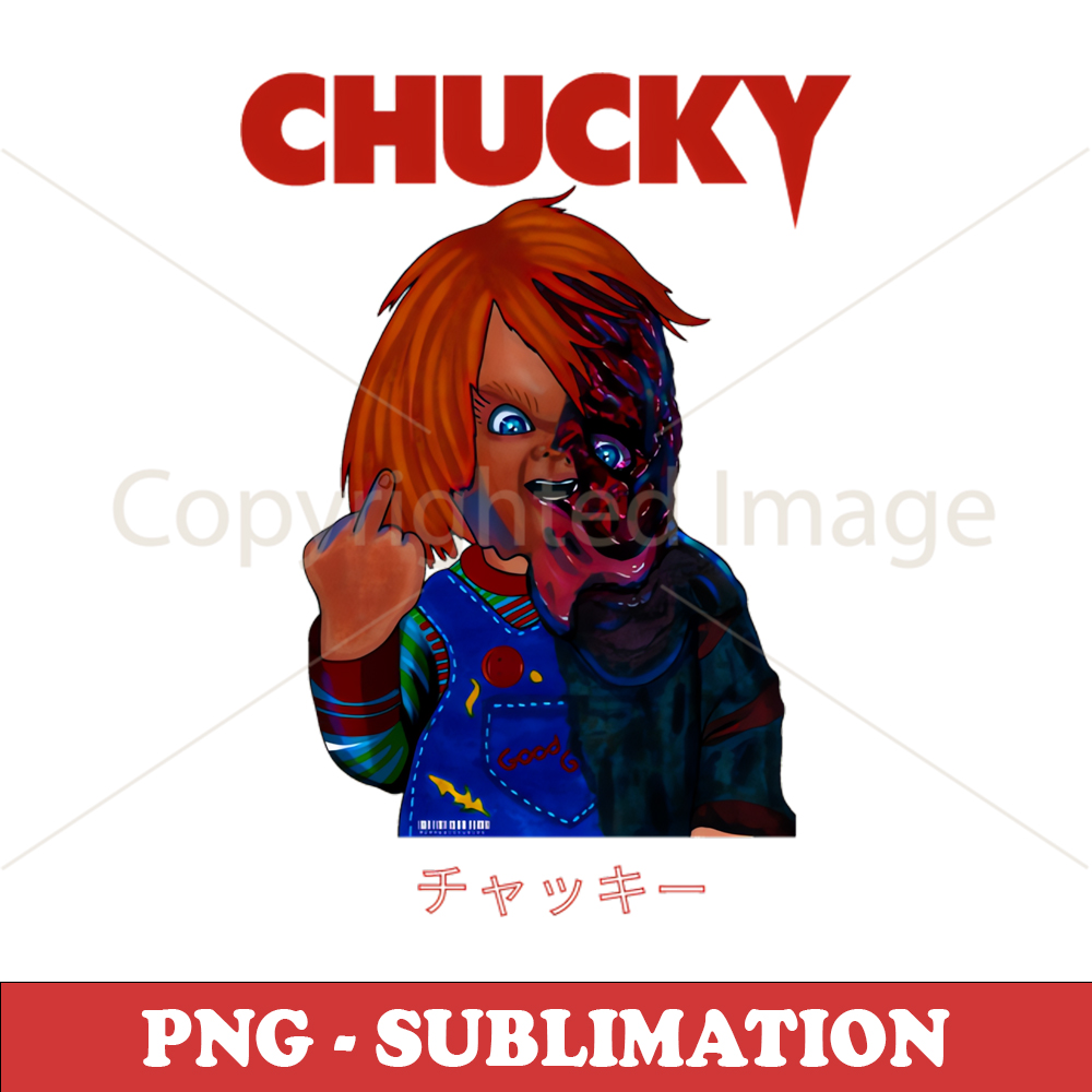 Chucky Melted II - Gruesome Sublimation Design - Hauntingly | Inspire ...