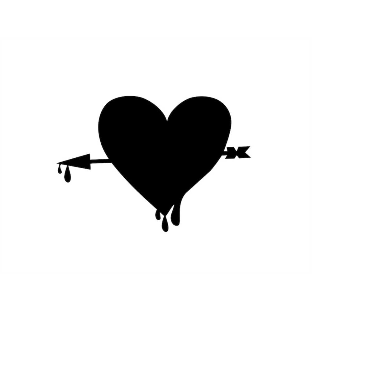 Bleeding Heart Clipart Image, Bleeding Heart Laser Svg, Blee - Inspire ...