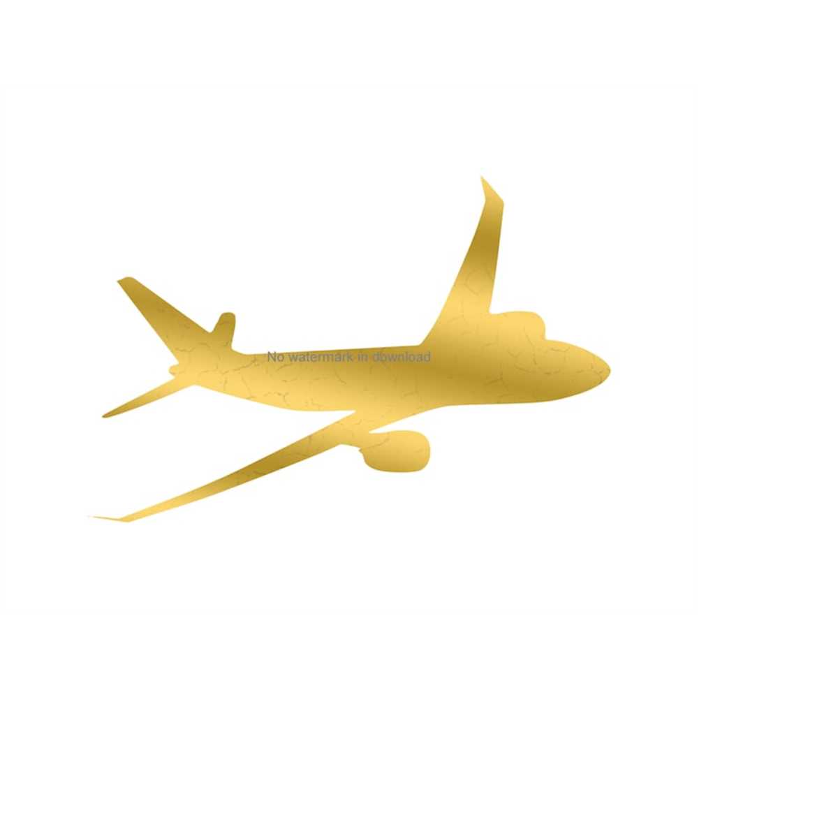 Plane Gold Planner Image, Plane Foil Clipart, Plane Card Cli - Inspire ...