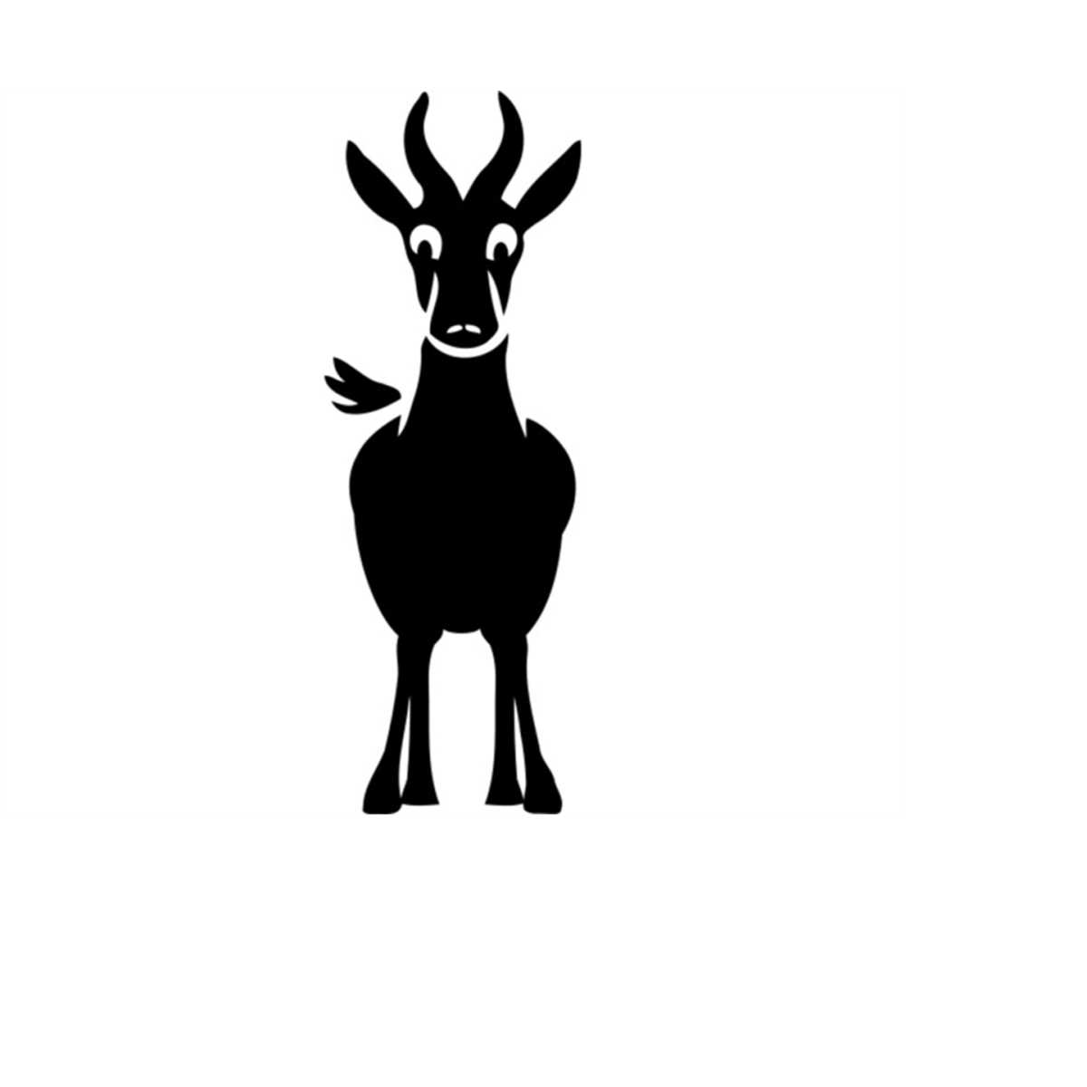 Antelope Clip Art Pdf Image File Cutting Clipart Antelope Pi - Inspire ...