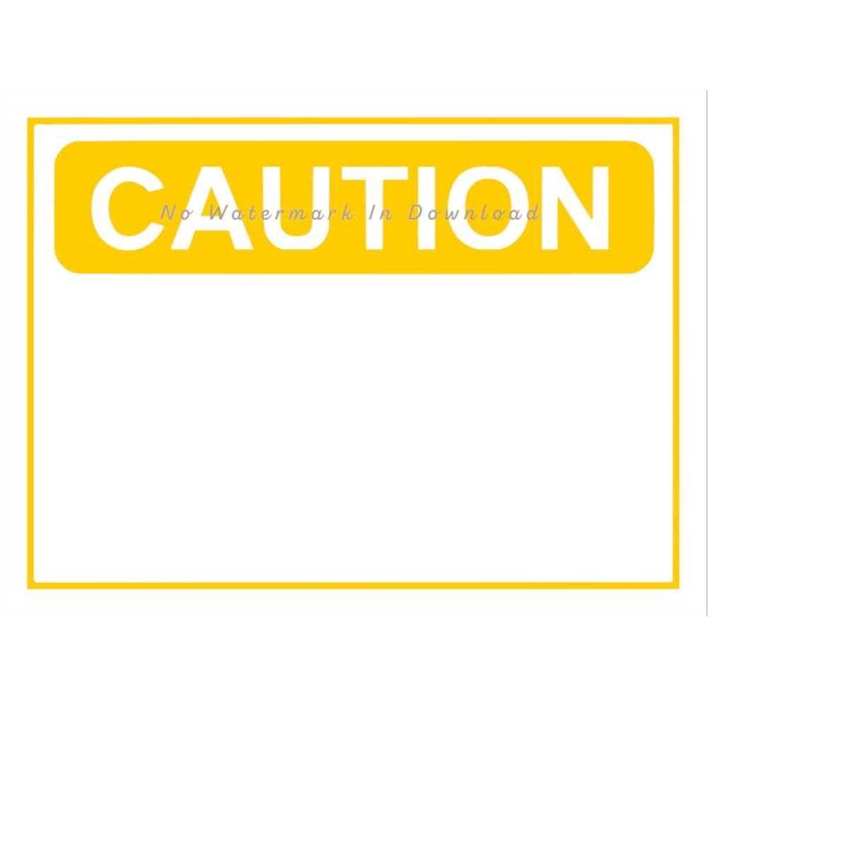 Caution Sign Svg Printable, Caution Sign Cutting Image, Caut - Inspire ...
