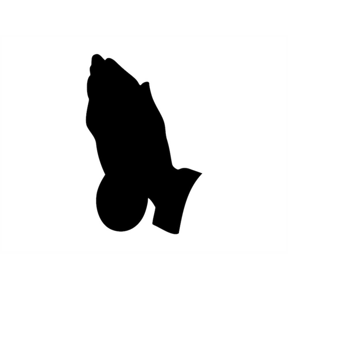 Praying Hands Svg Prayer Svg Silhouette Cutting File Clipart | Inspire ...