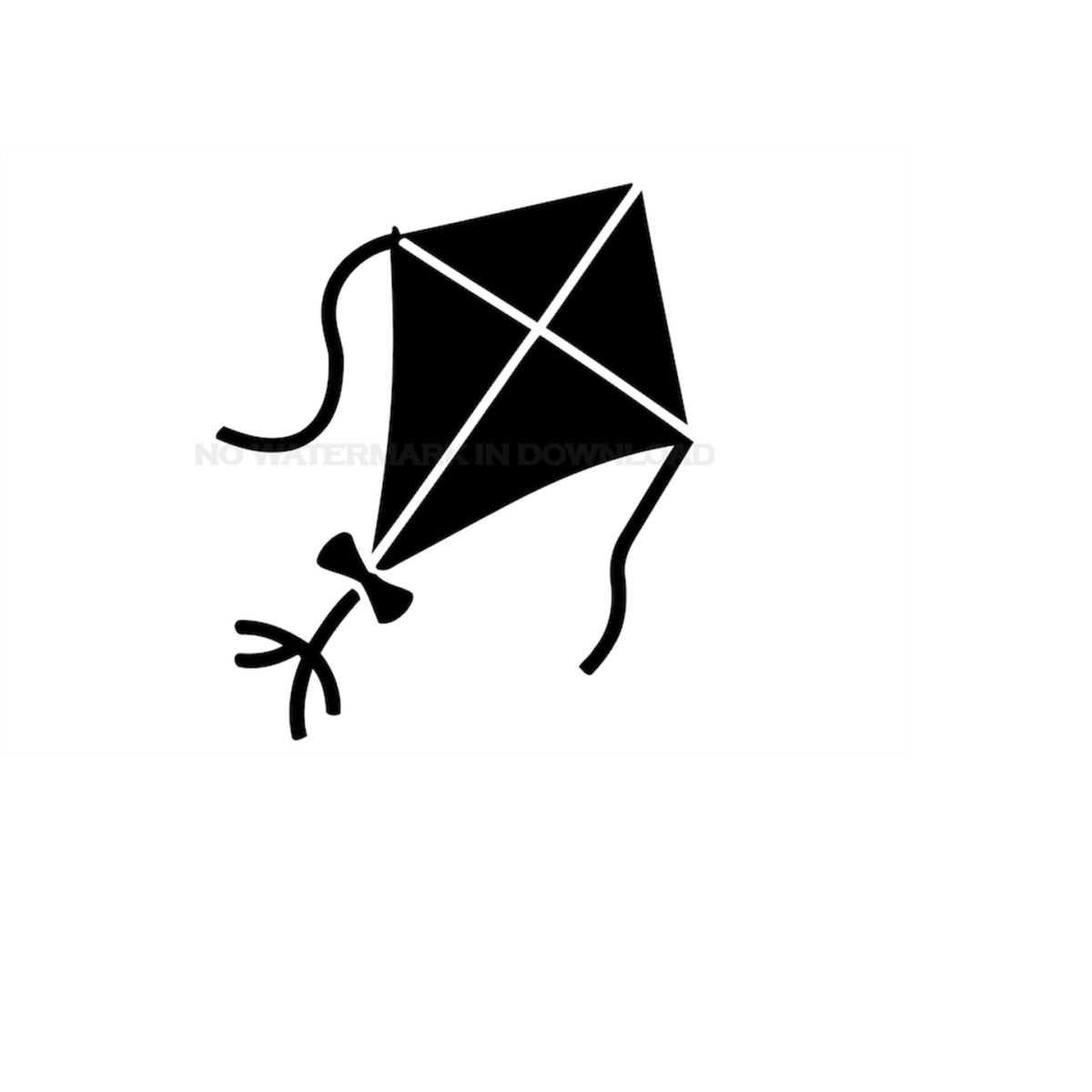 Kite Clipart Image Digital, Kite Clip Art, Kite Silhouette, - Inspire ...